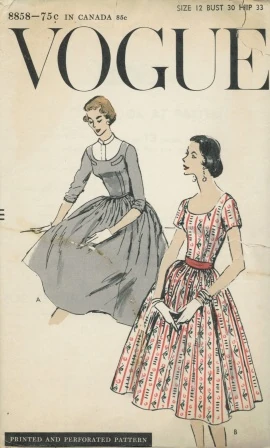 Vogue 8858 | Vintage Sewing Patterns | Fandom