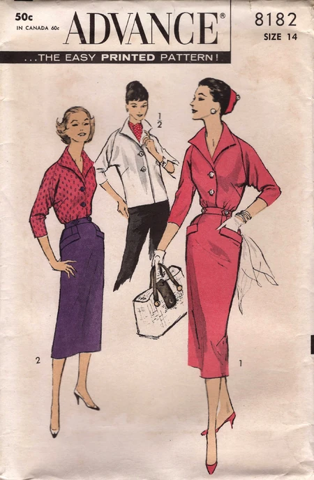 Advance 8182 | Vintage Sewing Patterns | Fandom