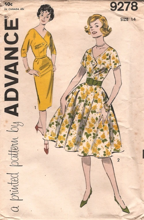 Advance 9278 | Vintage Sewing Patterns | Fandom