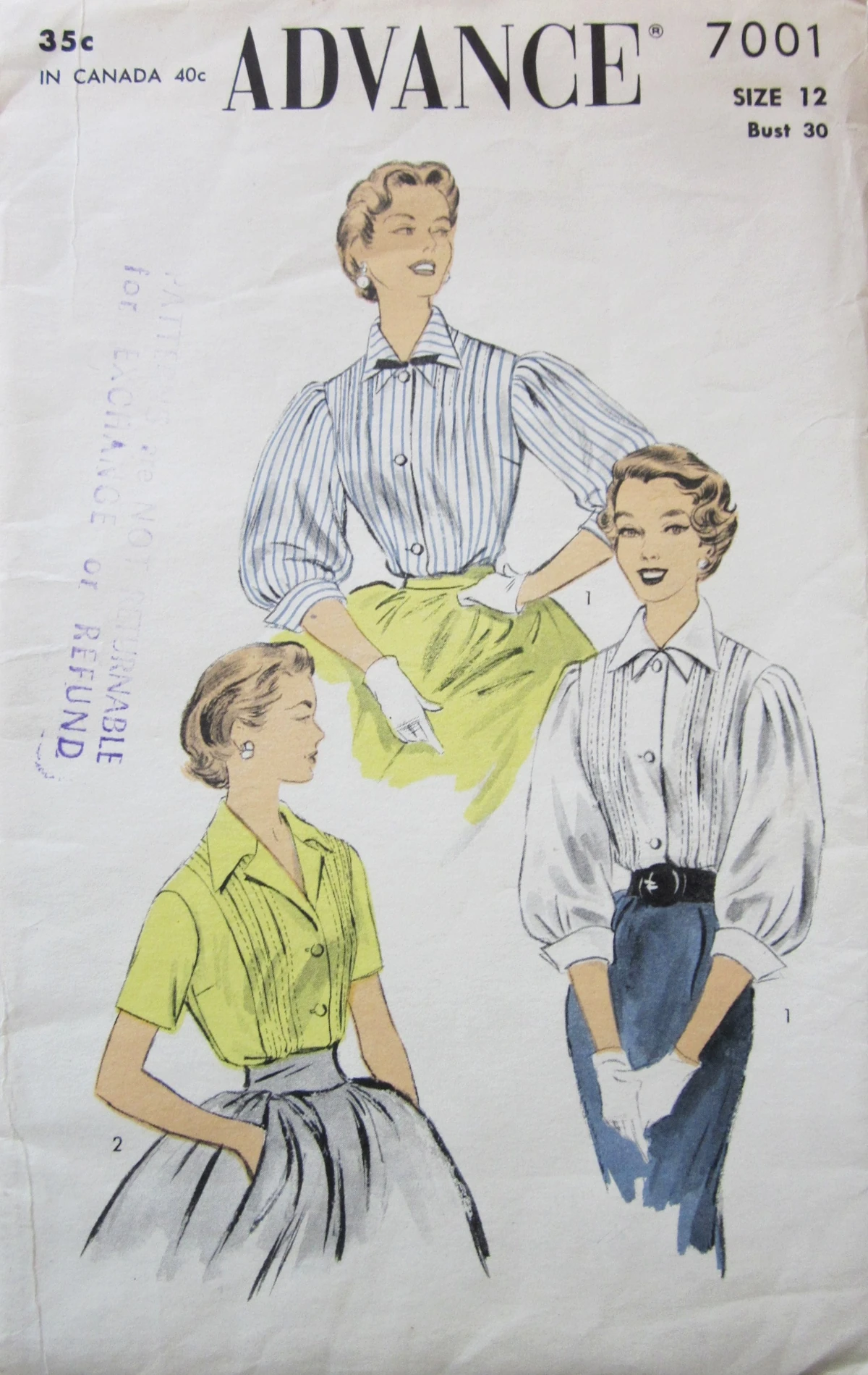 Advance 7001 | Vintage Sewing Patterns | Fandom