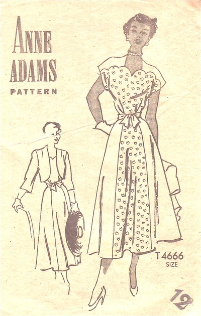 Anne Adams 4666 | Vintage Sewing Patterns | Fandom
