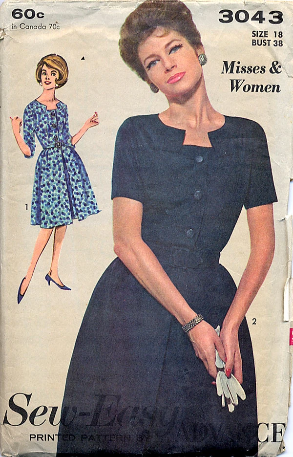 Advance 3043 | Vintage Sewing Patterns | Fandom