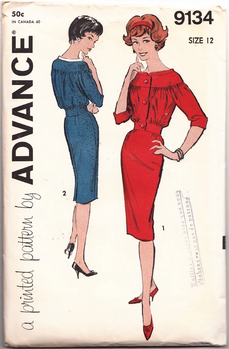 Advance 9134 | Vintage Sewing Patterns | Fandom