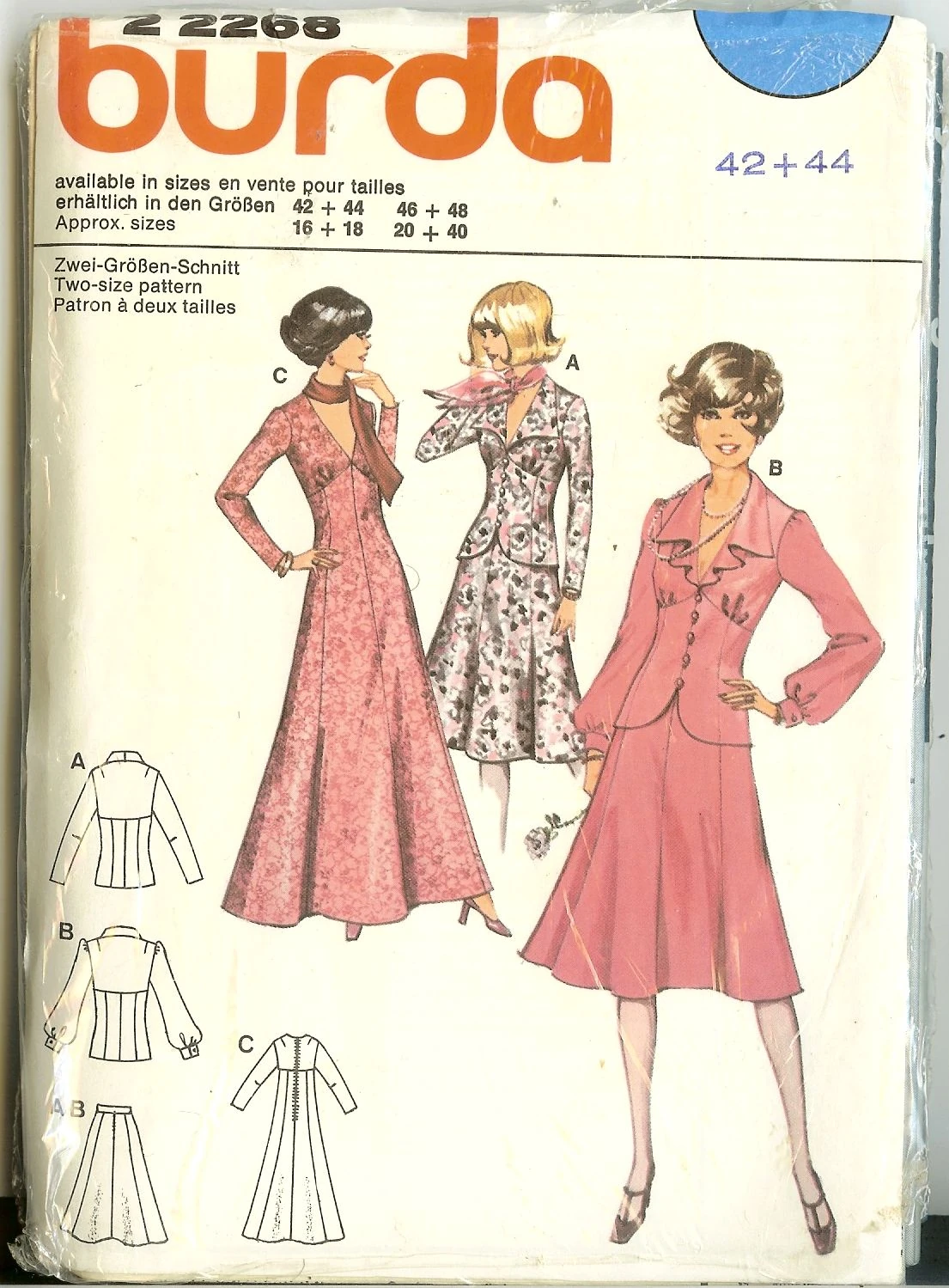 Burda 22268 | Vintage Sewing Patterns | Fandom