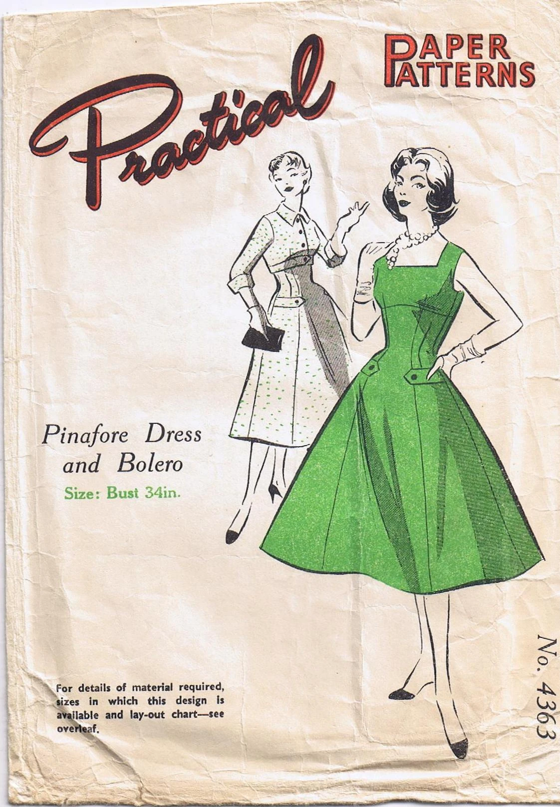 Practical 4363 | Vintage Sewing Patterns | Fandom