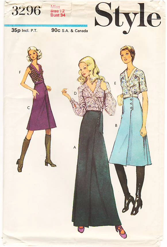 Style 3296 | Vintage Sewing Patterns | Fandom