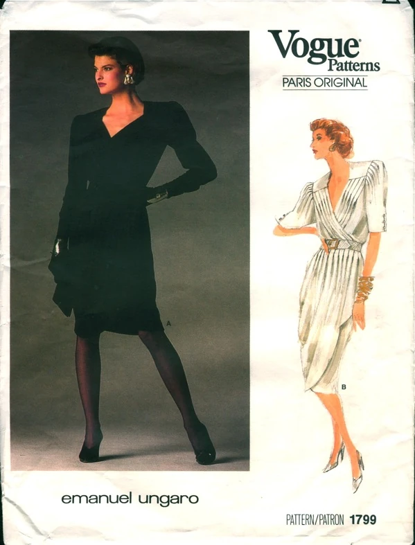 Vogue 1799 A | Vintage Sewing Patterns | Fandom