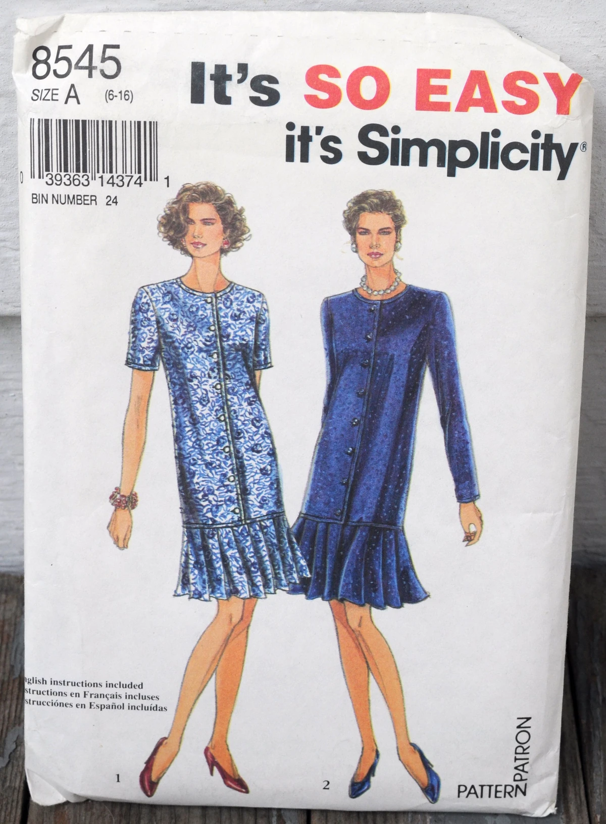 Simplicity 8545 C | Vintage Sewing Patterns | Fandom