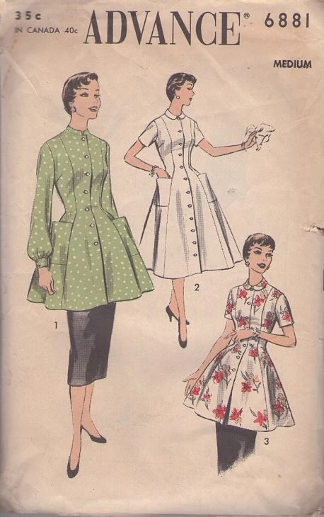 Advance 6881 | Vintage Sewing Patterns | Fandom