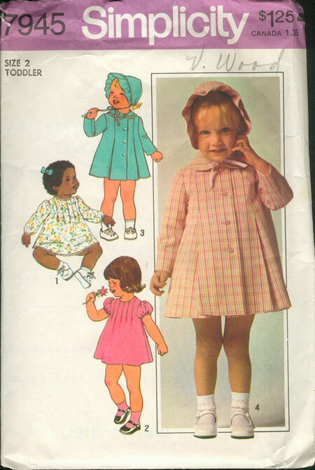 Simplicity 7945 | Vintage Sewing Patterns | Fandom