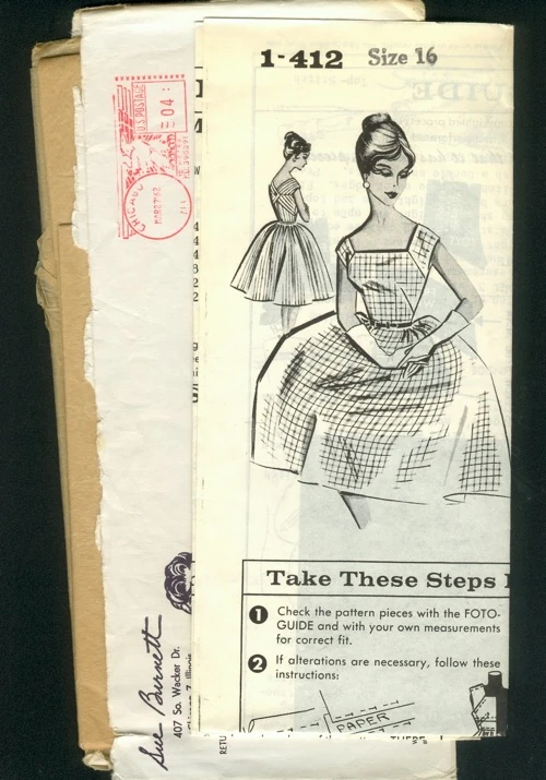 Mail Order 1-412 | Vintage Sewing Patterns | Fandom