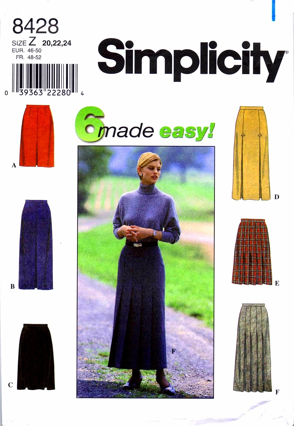 Simplicity 8428 C | Vintage Sewing Patterns | Fandom