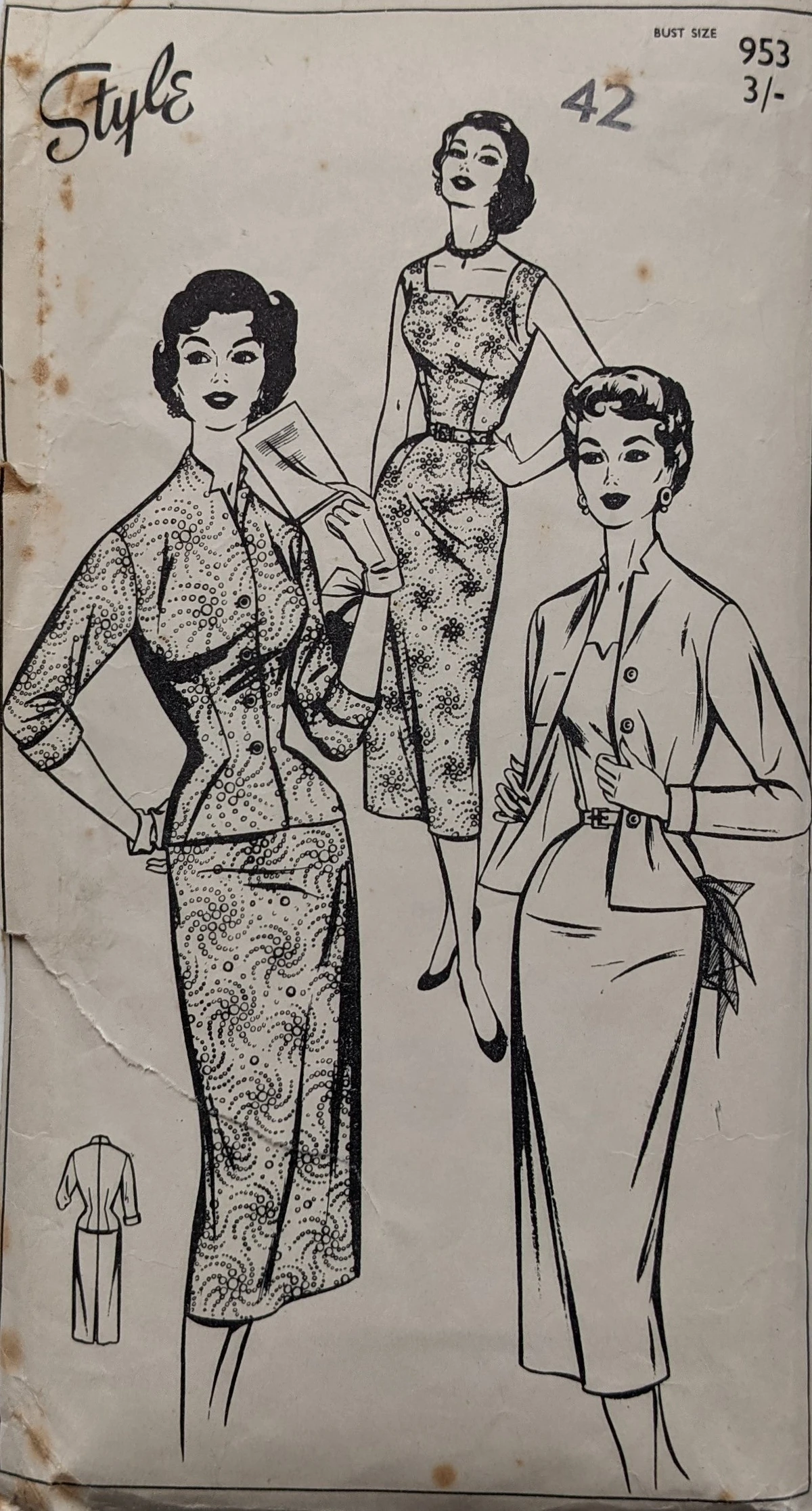 Style 953 | Vintage Sewing Patterns | Fandom