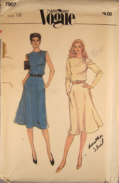 Vogue 7907 | Vintage Sewing Patterns | Fandom