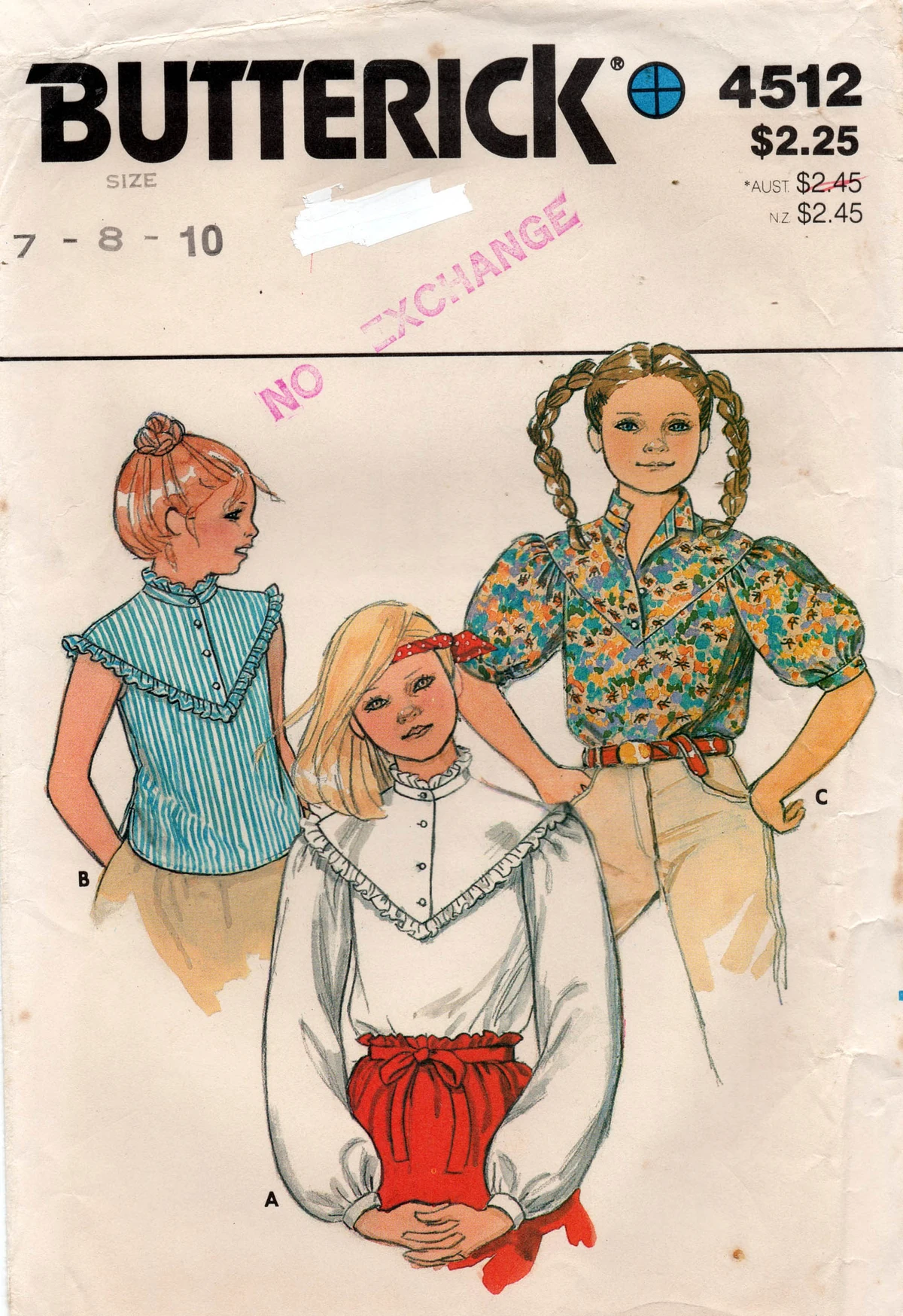 Butterick 4512 B | Vintage Sewing Patterns | Fandom