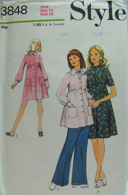Style 3848 | Vintage Sewing Patterns | Fandom