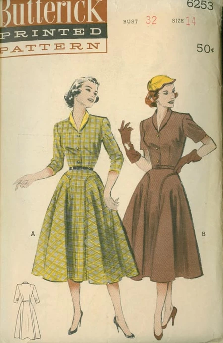 Butterick 6253 | Vintage Sewing Patterns | Fandom