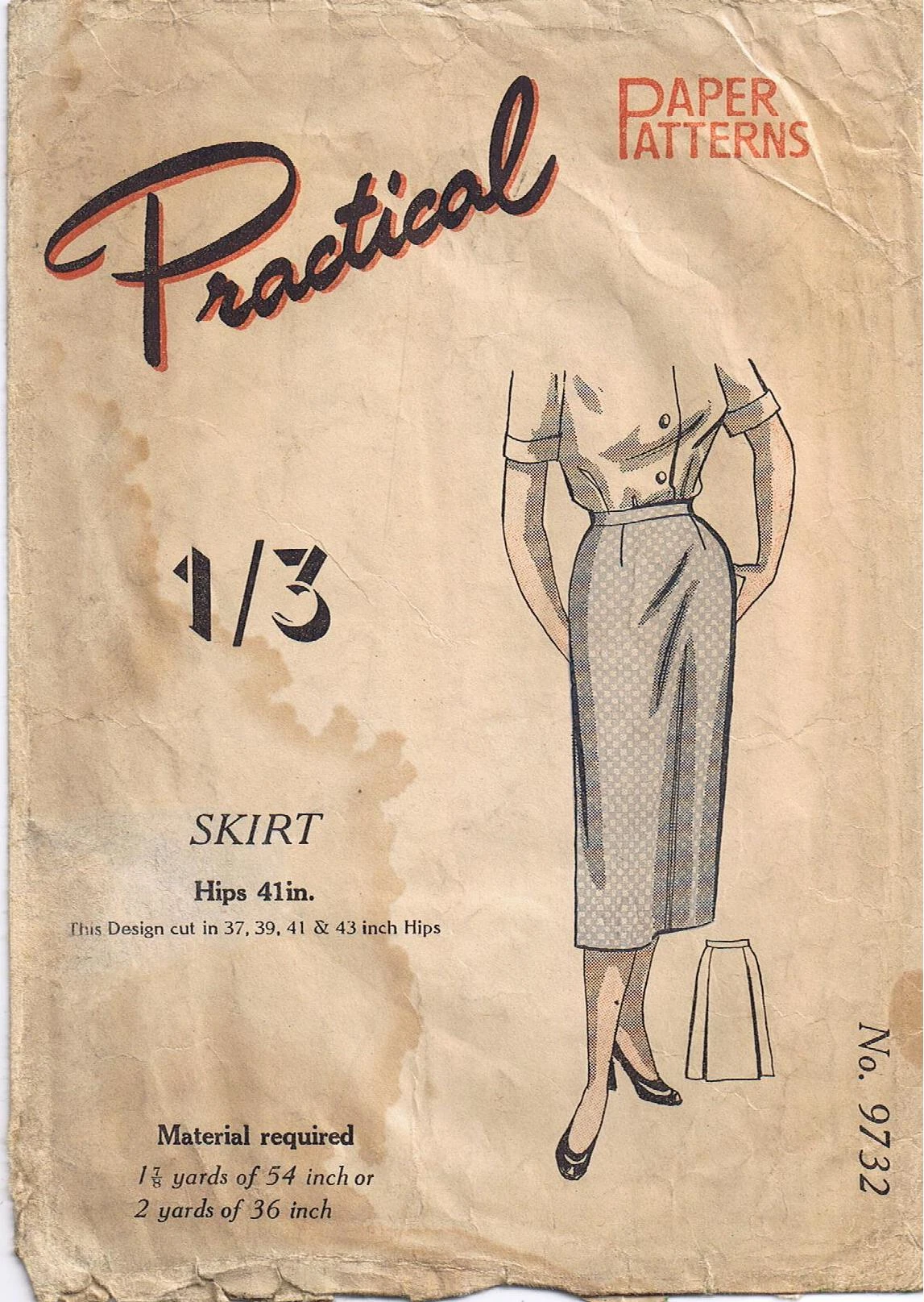 Practical 9732 | Vintage Sewing Patterns | Fandom