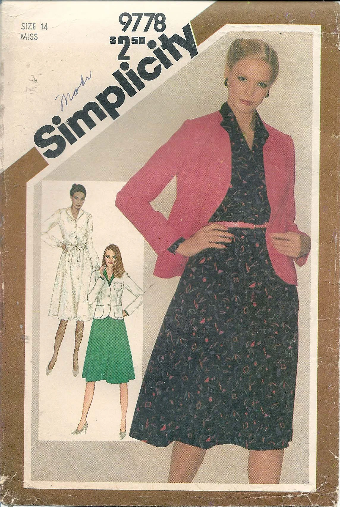 Simplicity 9778 A | Vintage Sewing Patterns | Fandom