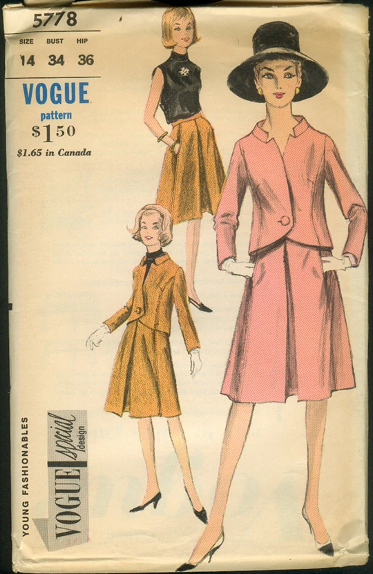 Vogue 5778 | Vintage Sewing Patterns | Fandom