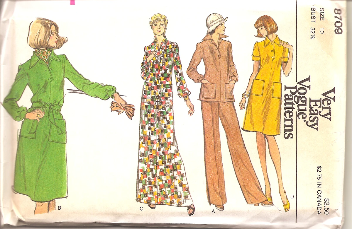 Vogue 8709 | Vintage Sewing Patterns | Fandom