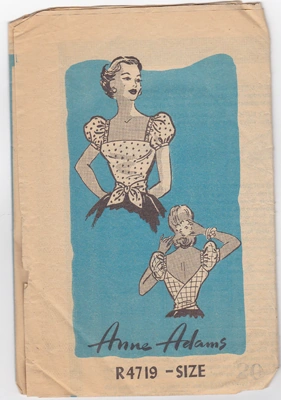 Anne Adams 4719 | Vintage Sewing Patterns | Fandom