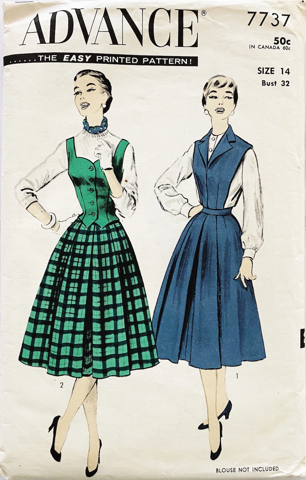 Advance 7737 | Vintage Sewing Patterns | Fandom