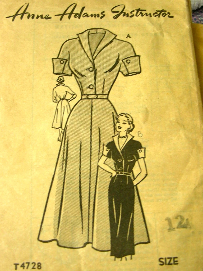 Anne Adams T4728 | Vintage Sewing Patterns | Fandom