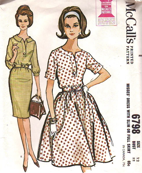 McCall's 6798 | Vintage Sewing Patterns | Fandom