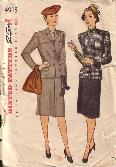 Simplicity 4915 A | Vintage Sewing Patterns | Fandom Simplicity 4915 A | Vintage Sewing Patterns | Fandom