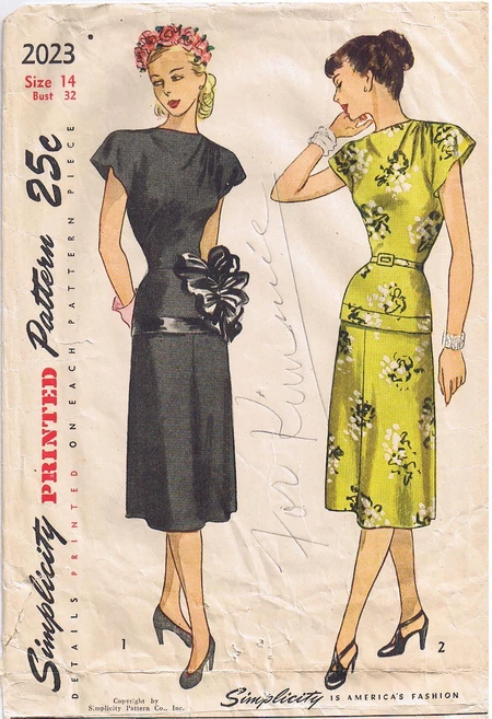Simplicity 2023 B | Vintage Sewing Patterns | Fandom