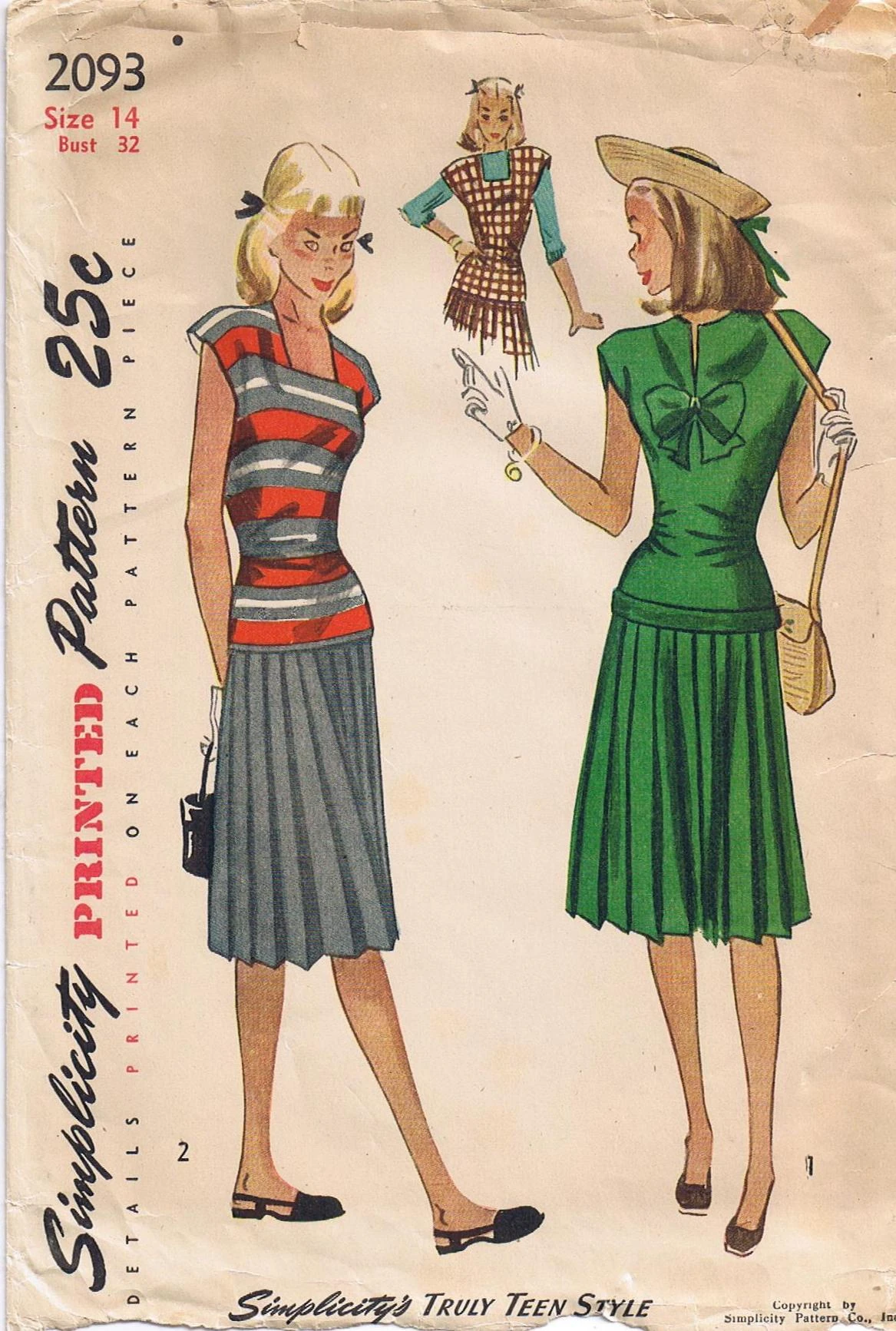 Simplicity 2093 | Vintage Sewing Patterns | Fandom