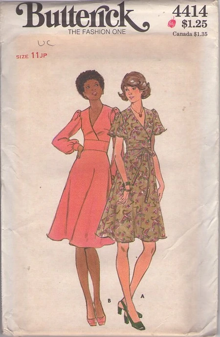 Butterick 4414 | Vintage Sewing Patterns | Fandom