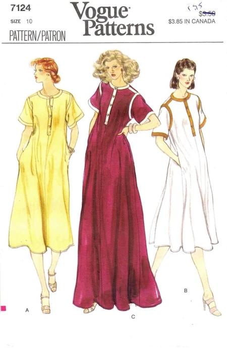 Vogue 7124 A | Vintage Sewing Patterns | Fandom