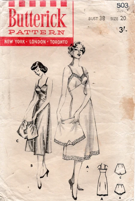 Butterick 503 | Vintage Sewing Patterns | Fandom