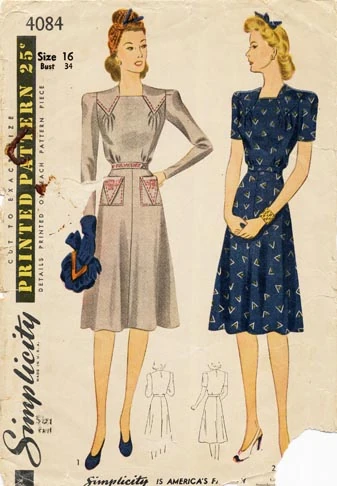 Simplicity 4084 B | Vintage Sewing Patterns | Fandom