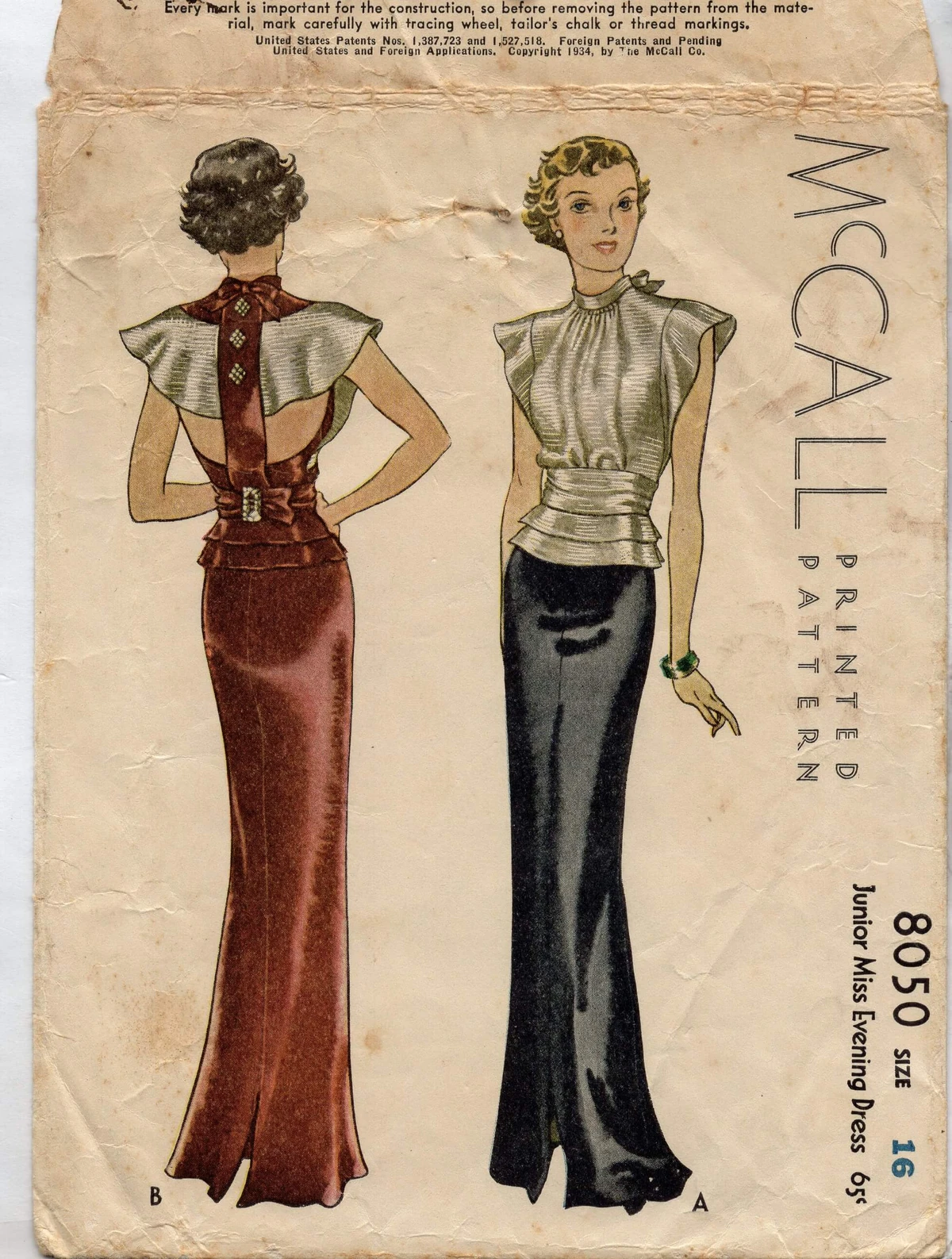 McCall 8050 A | Vintage Sewing Patterns | Fandom