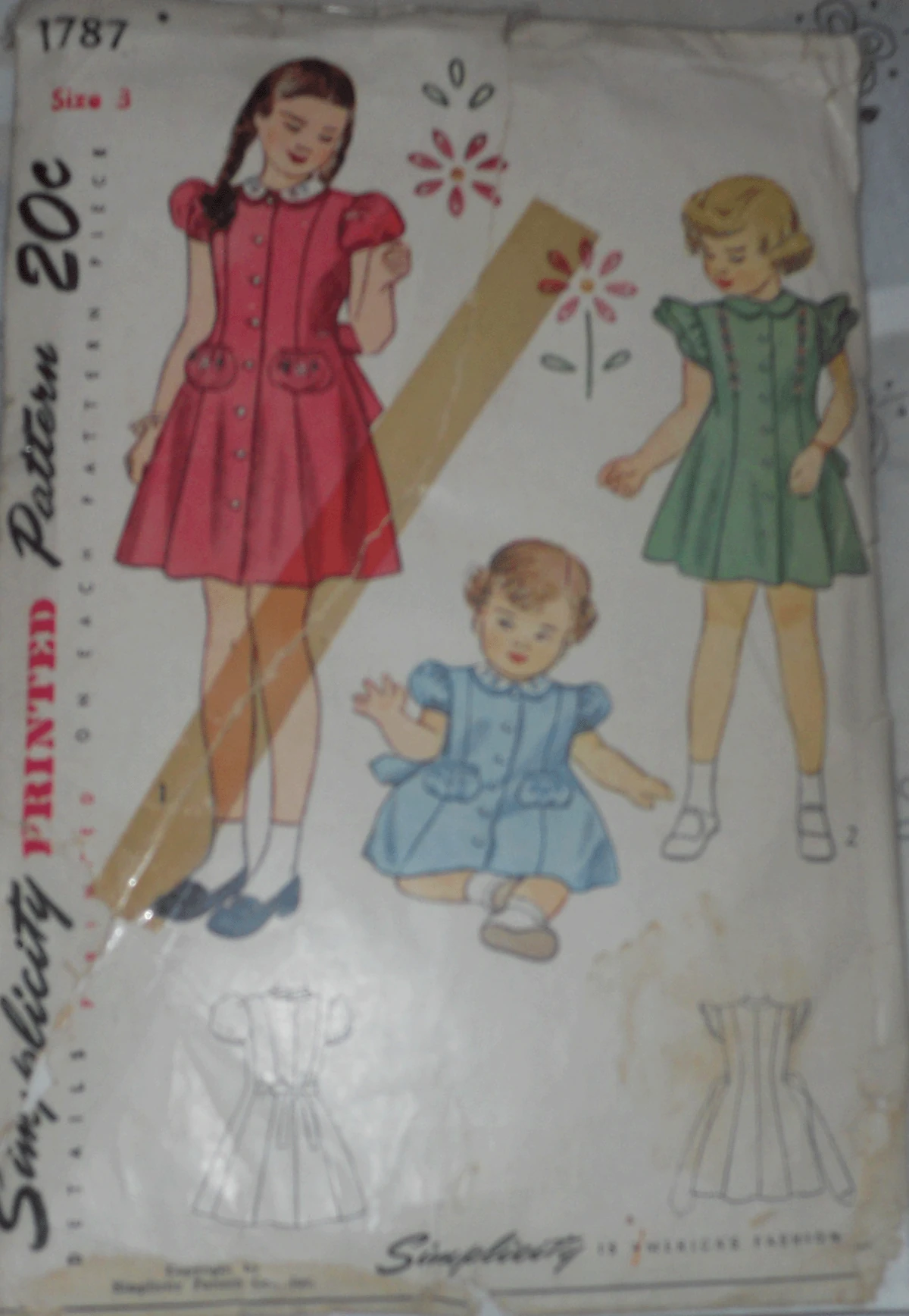 Simplicity 1787 | Vintage Sewing Patterns | Fandom