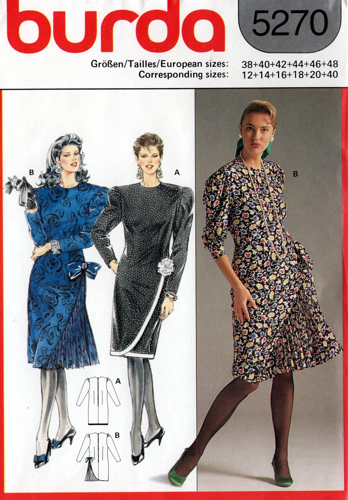 Burda 5270 | Vintage Sewing Patterns | Fandom