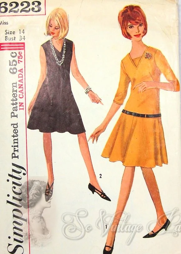 Simplicity 6223 A | Vintage Sewing Patterns | Fandom