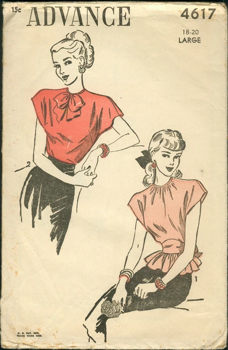 Advance 4617 | Vintage Sewing Patterns | Fandom