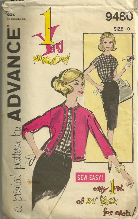 Advance 9480 | Vintage Sewing Patterns | Fandom