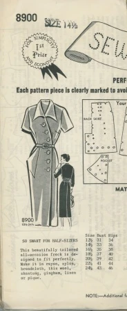 Sew-Rite 8900 | Vintage Sewing Patterns | Fandom
