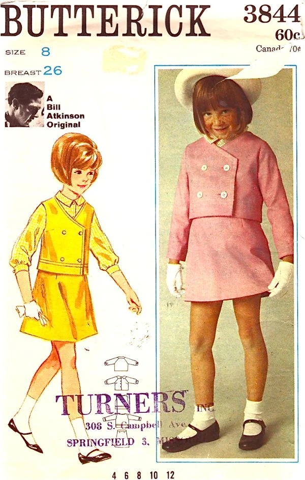 Butterick 3844 | Vintage Sewing Patterns | Fandom