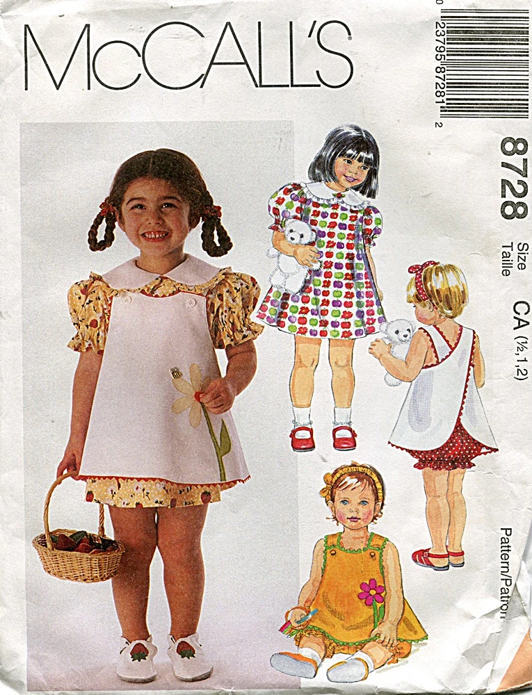 McCall's 8728 A | Vintage Sewing Patterns | Fandom