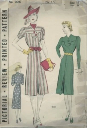 Pictorial Review 9646 | Vintage Sewing Patterns | Fandom
