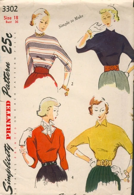 Simplicity 3302 A | Vintage Sewing Patterns | Fandom