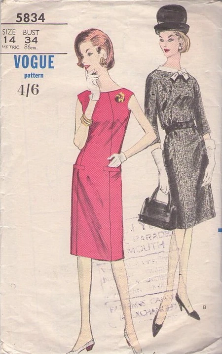 Vogue 5834 | Vintage Sewing Patterns | Fandom