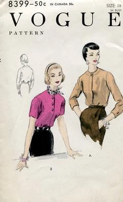 Vogue 8399 B | Vintage Sewing Patterns | Fandom