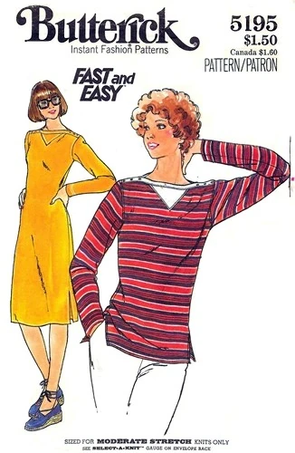 Butterick 5195 A | Vintage Sewing Patterns | Fandom